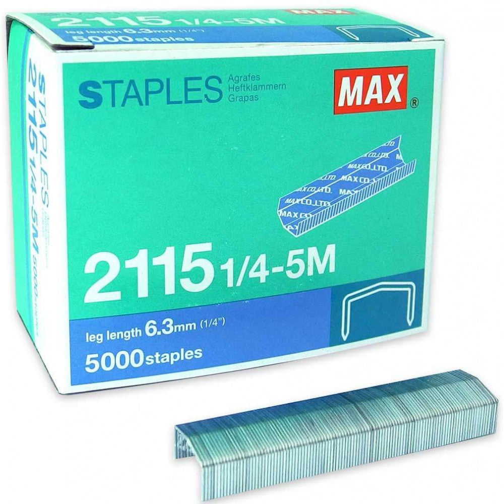 MAX 2115 1/4-5M Staples (Stapler Bullet) – Instant Unity