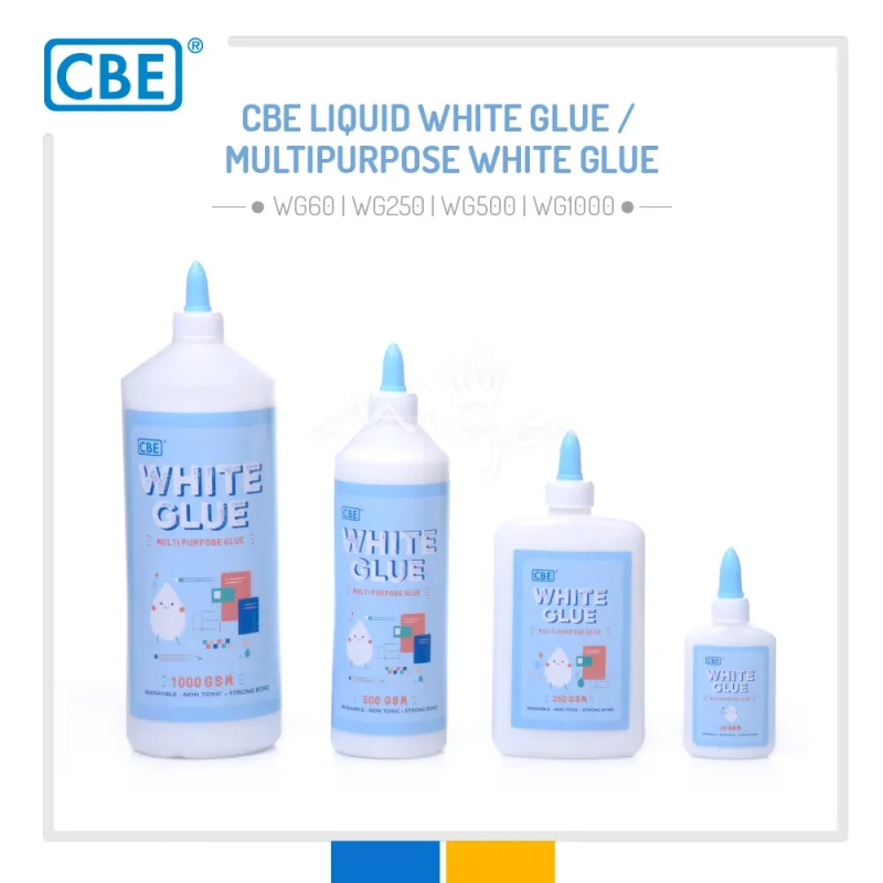 CBE WHITE GLUE WG60 WG250 WG500 WG1000 – Instant Unity
